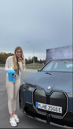 Clever Wiper Fluid System on BMW iX Facelift