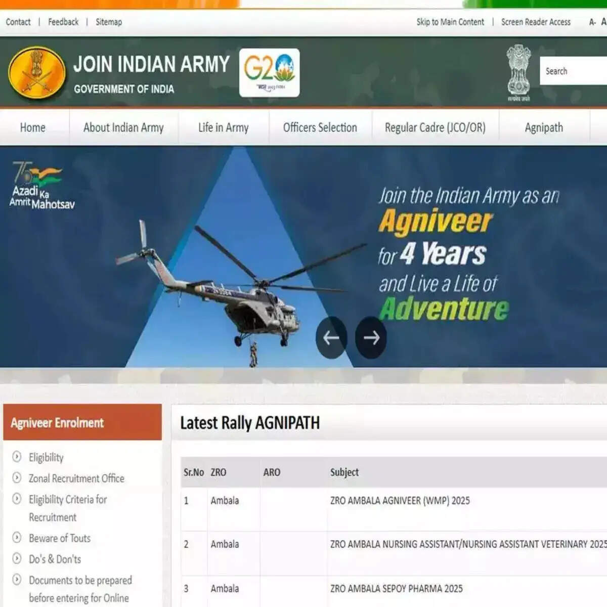 Indian Army Agniveer CEE 2025 result declared at joinindianarmy.nic.in ...