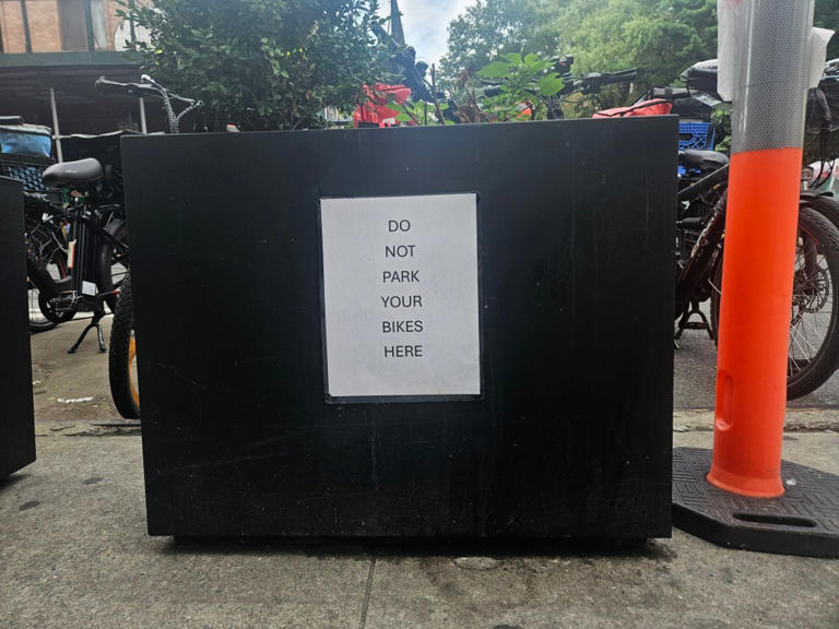 Makeshift e-bike parking lot for migrant delivery workers has turned ...