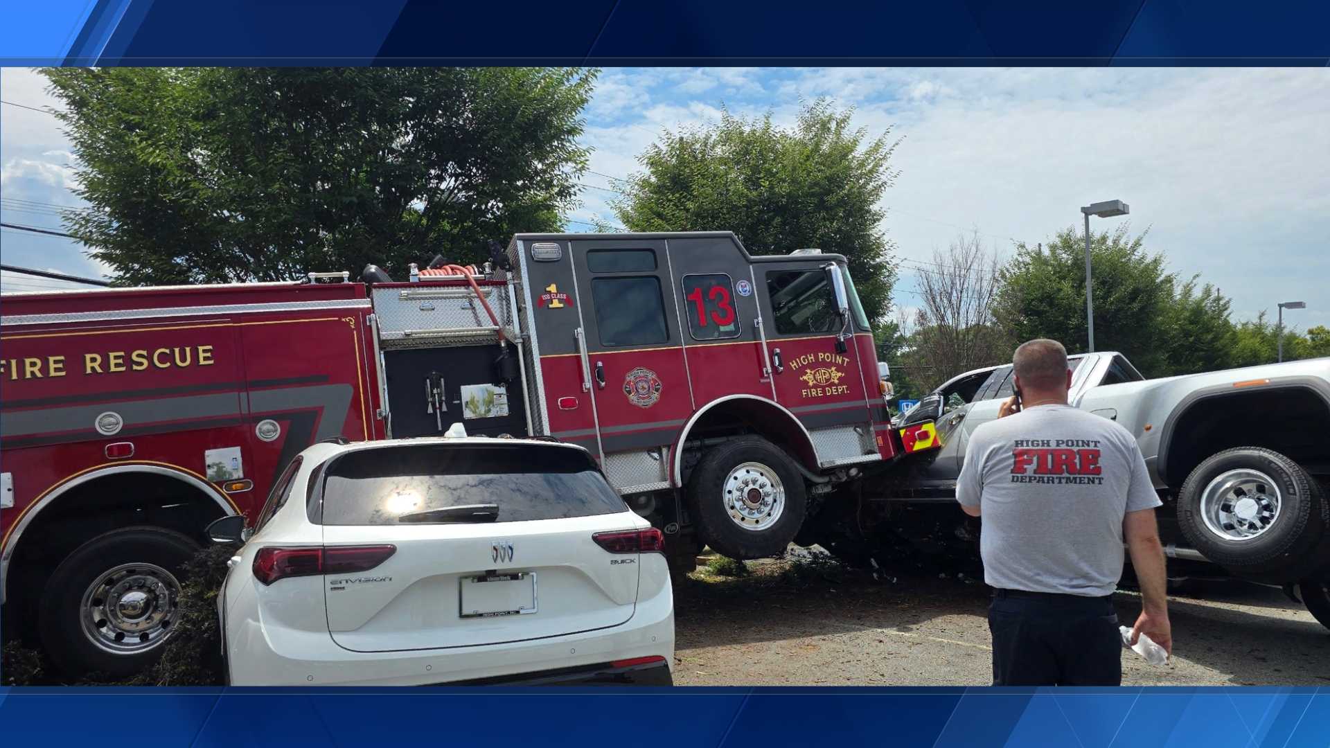 Fire truck hit multiple cars in 'significant vehicle accident' near ...