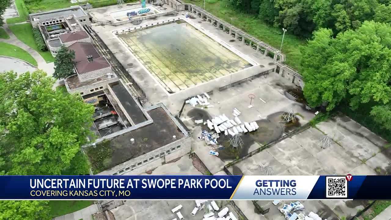 Shuttered Swope Park Pool has uncertain, costly future