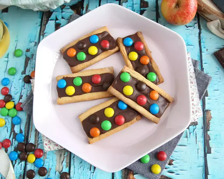 Biscuits sablés aux m&m's