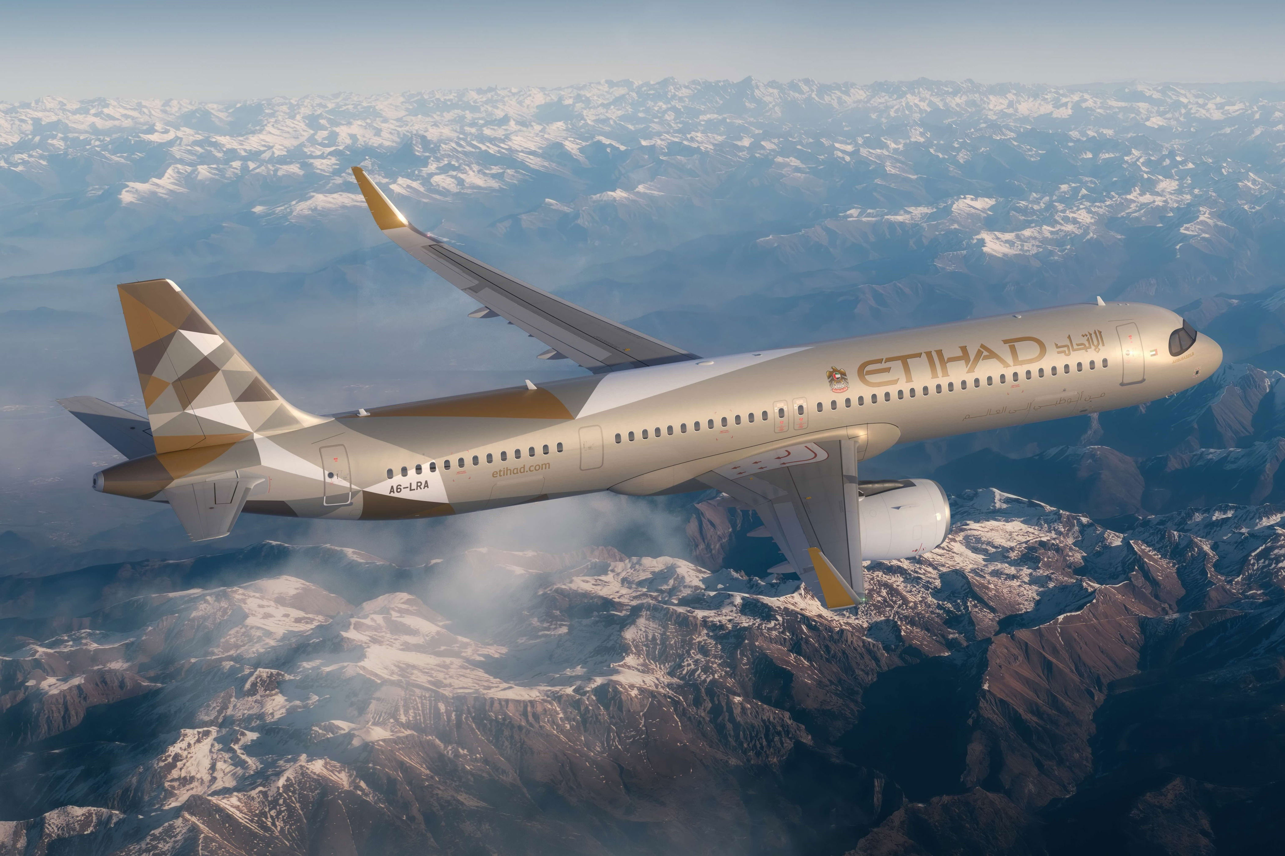 Etihad Airways' First Airbus A321LR: Redefining Short to Medium-Haul Travel