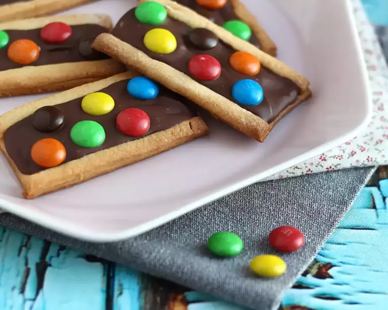 Biscuits sablés aux m&m's