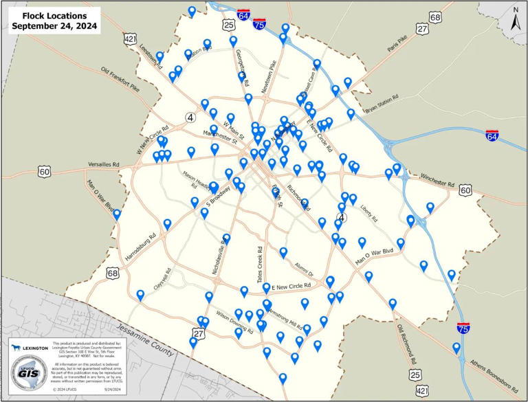 WKYT Investigates: How often are Lexington’s FLOCK cameras being used?