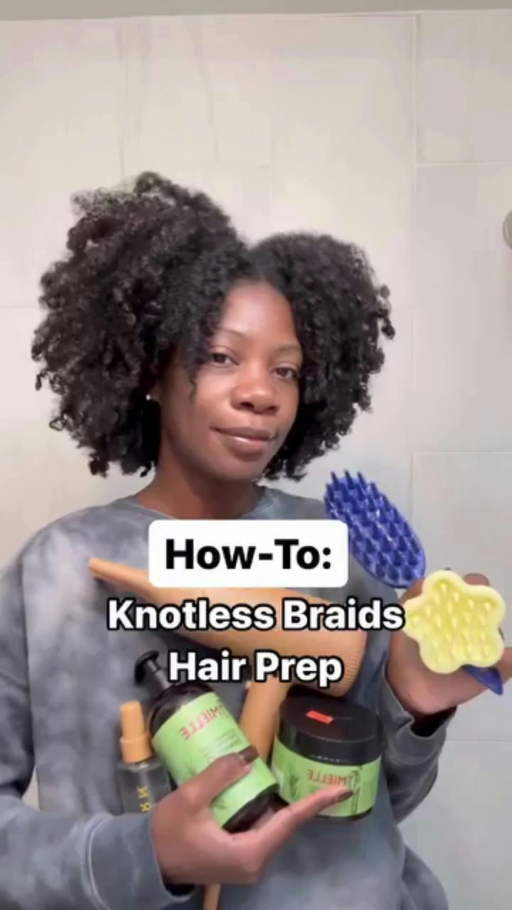 Knotless Braids Hair Prep Using All Black-Owned Products