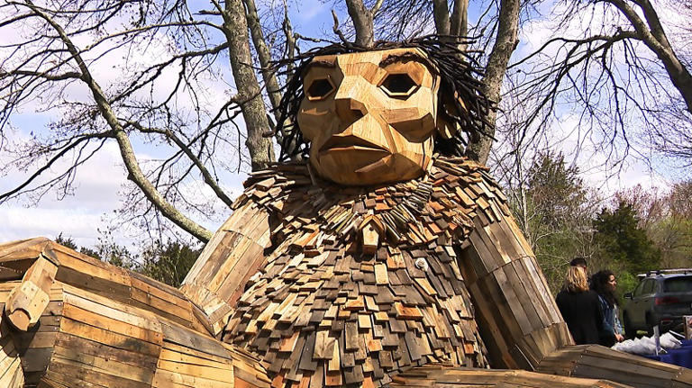 RI’s third giant troll sculpture will be built in East Providence