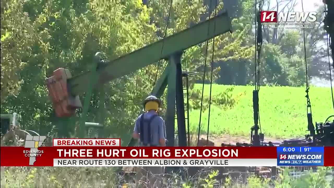 Three people injured in Illinois oilfield explosion, flown to trauma ...