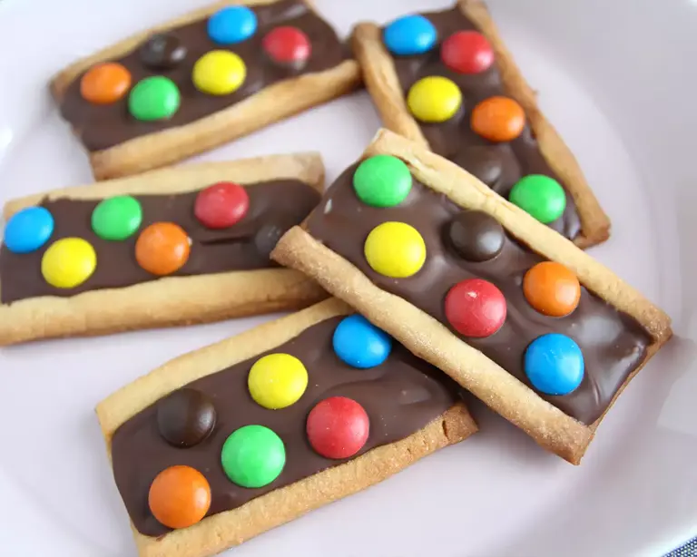 Biscuits sablés aux m&m's