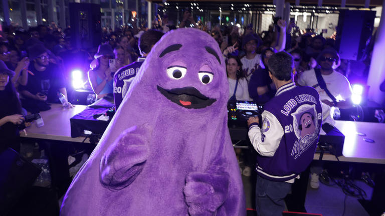 How McDonald's Rebranded Grimace From Villain To A Lovable Sidekick