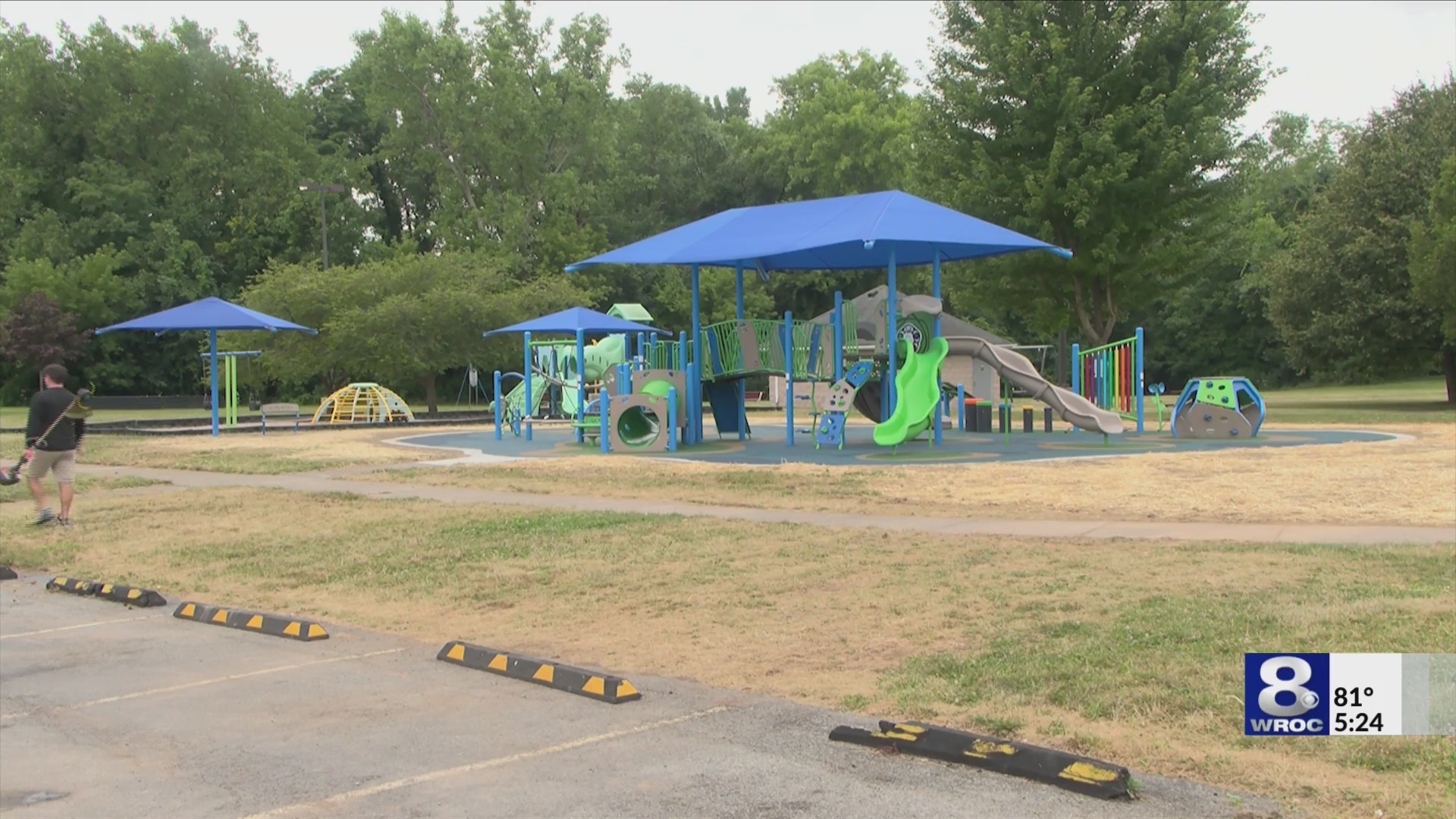 Gates cuts ribbon on new playground at Westgate Park