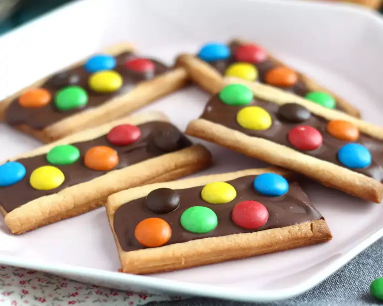 Biscuits sablés aux m&m's