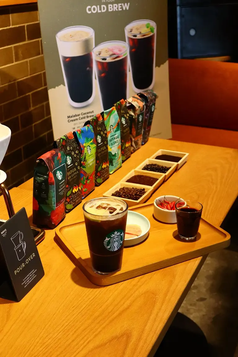 Curated coffee experiences at Starbucks Khajaguda