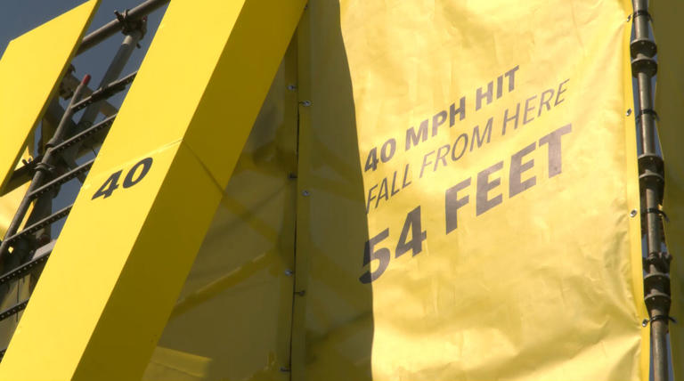 ‘Make good decisions’: 54-foot ladder reminds drivers about dangers of ...