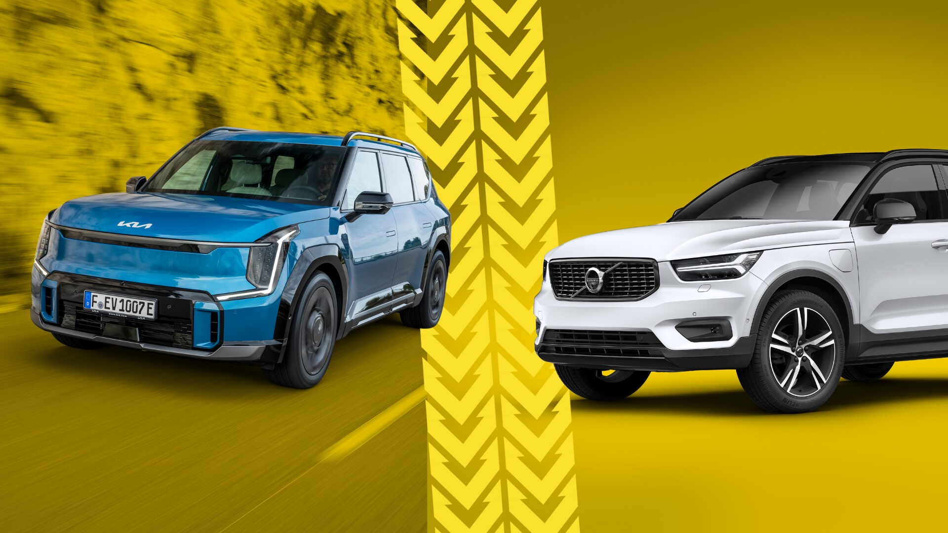Kia EV9 and Volvo XC40 Recharge Showdown