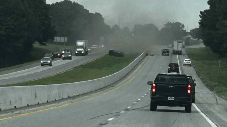 Vehicle rolls multiple times in Interstate 20 crash, injuries reported