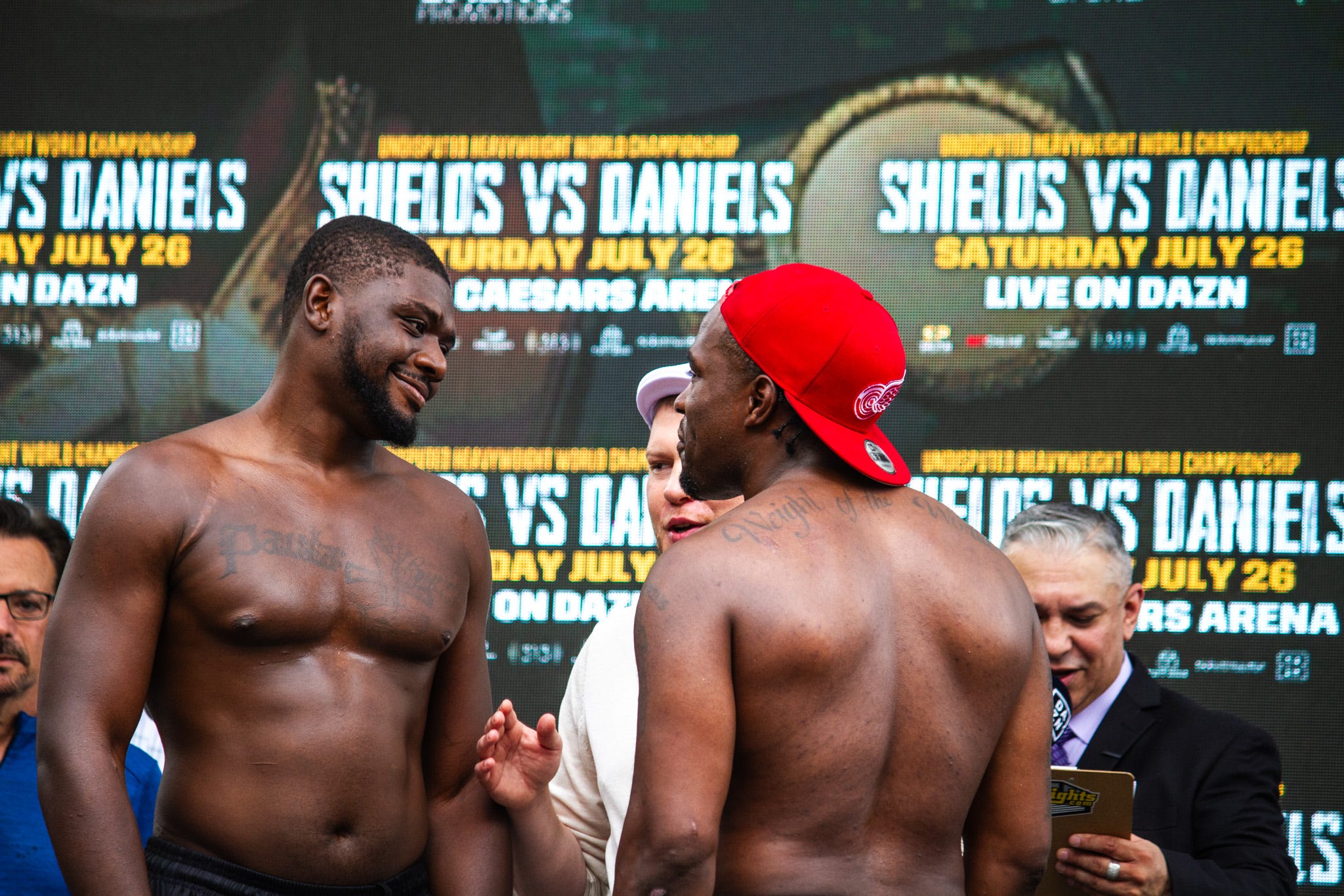 Weigh-in puts styles of Claressa Shields, Lani Daniels on display in ...