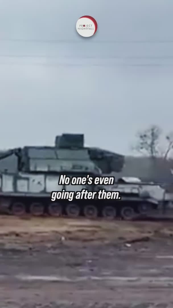 Farmers stealing Russian tanks