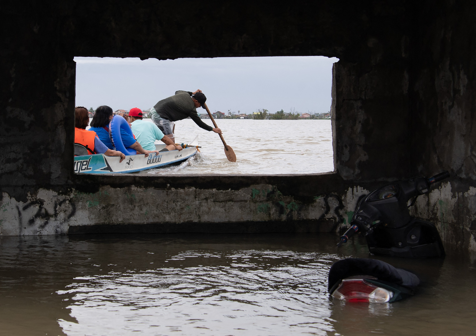Philippines typhoon co-may: At least 30 killed in tropical storm flooding