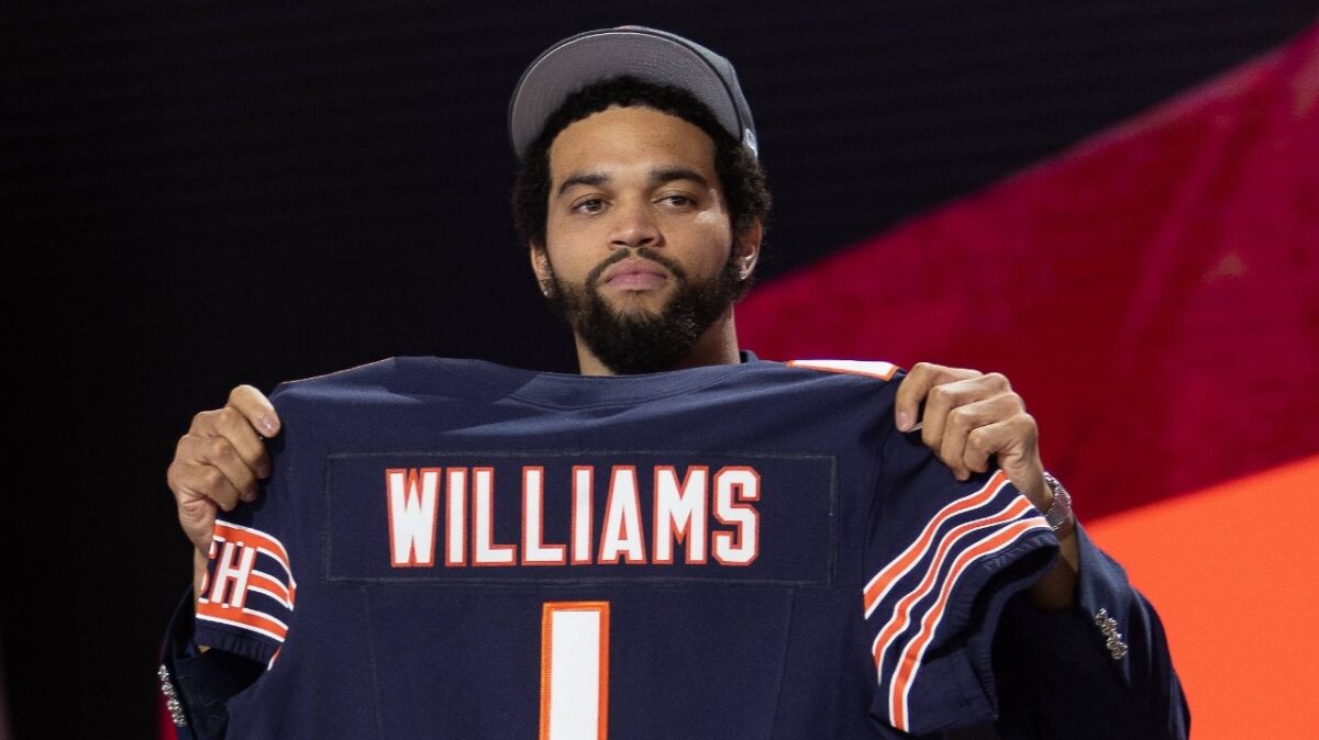 (Video) Rough Start for Caleb Williams as He Tosses a Pick-6 Followed ...