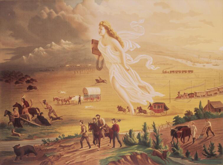 Arellano: With Manifest Destiny art, DHS goes hard on 'white makes right'