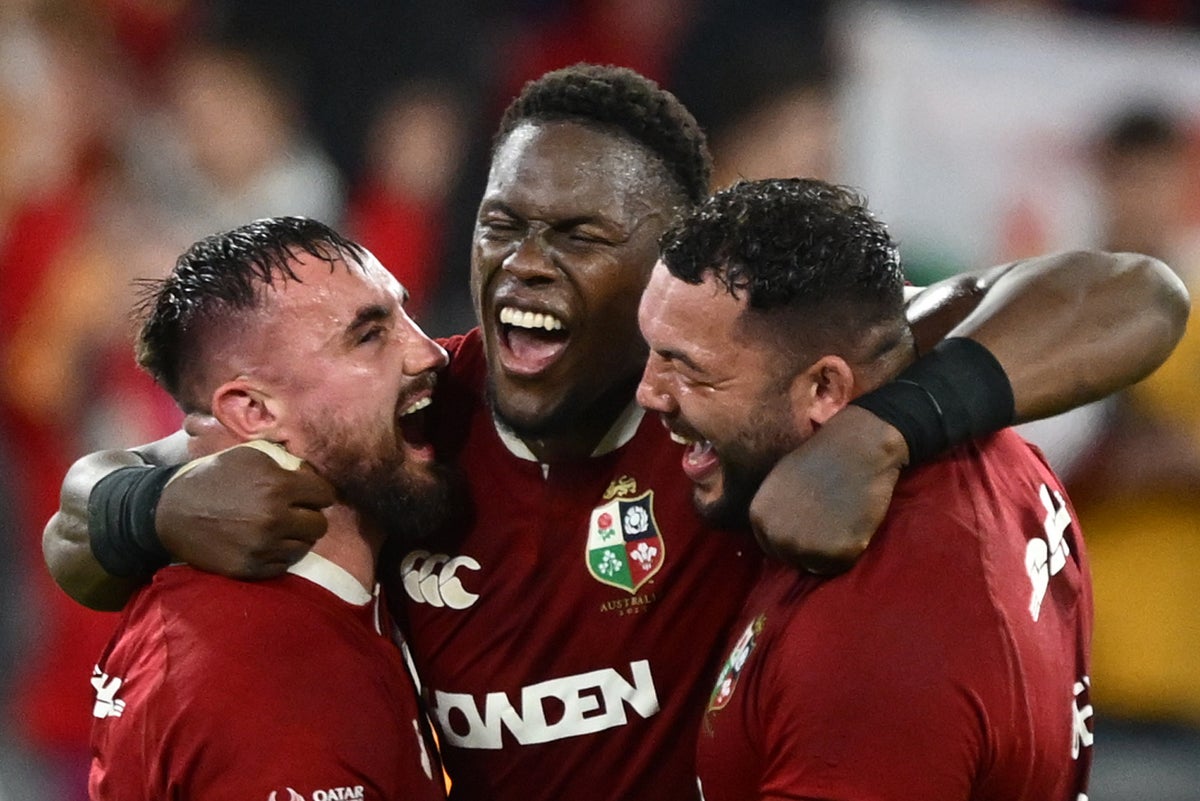 Australia v British & Irish Lions live: Hugo Keenan breaks Wallabies ...