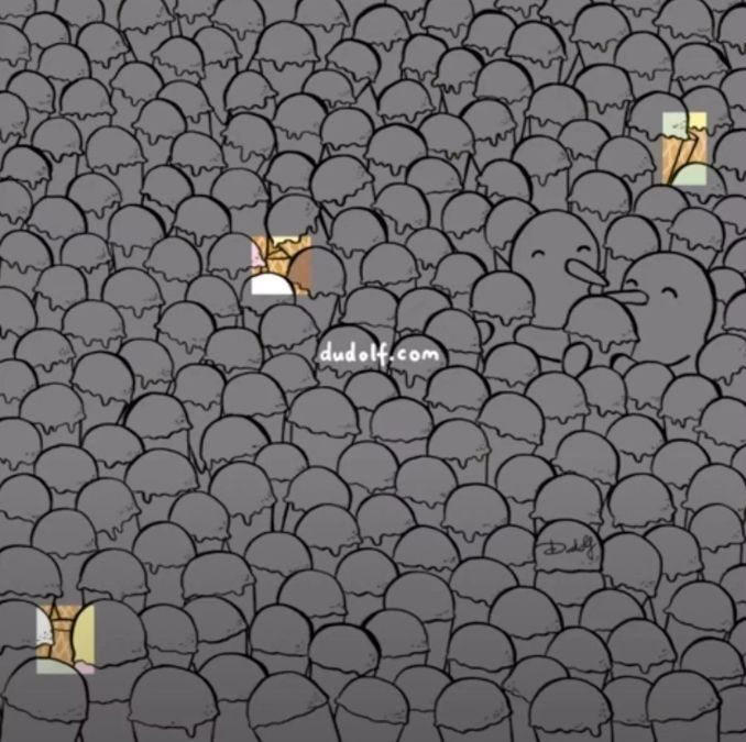 Do You Have Razor-Sharp Eyes To Spot Three Empty Ice Cream Cones In 15 ...