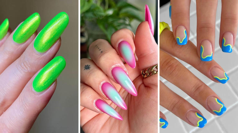 11 Neon Nail Looks That Are Less Day-Glo, More Loud Luxury