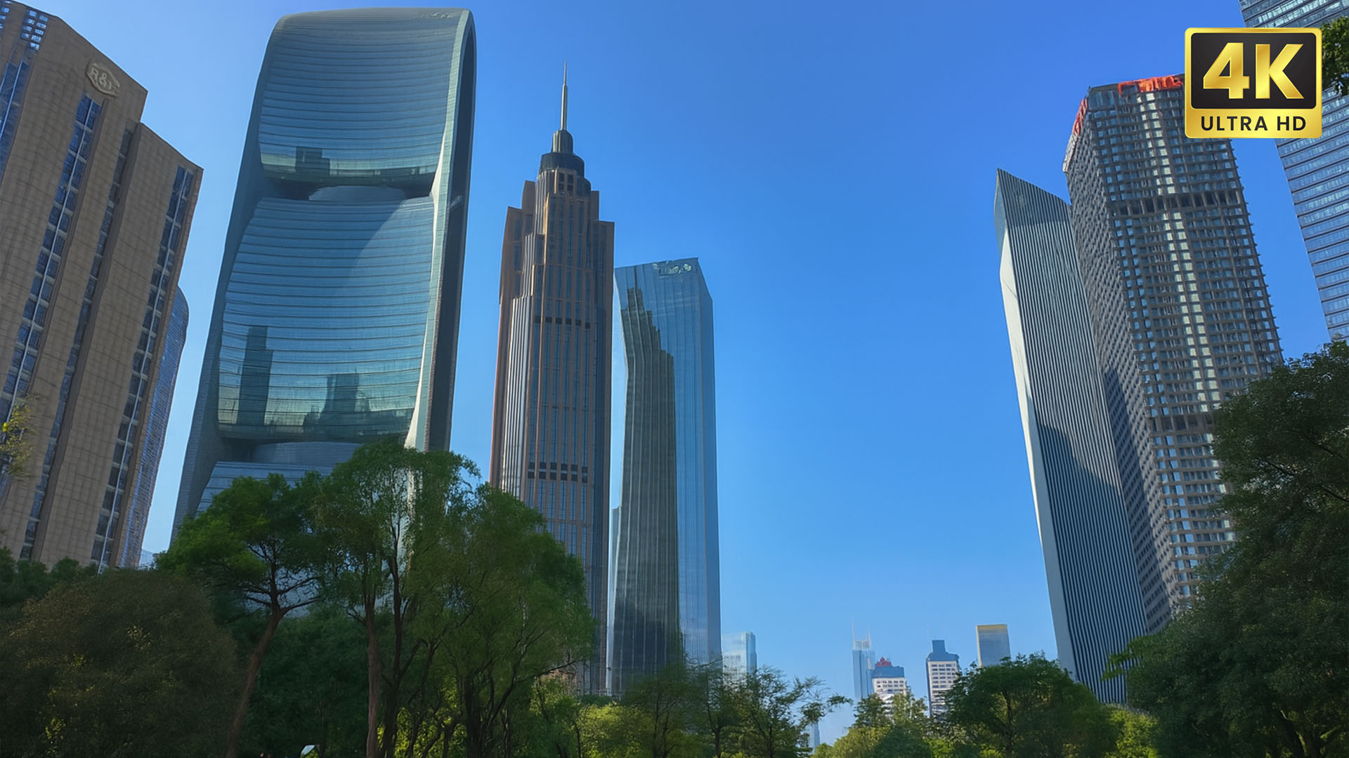 Tour urbano a piedi nel cuore di Shenzhen, Cina 4K