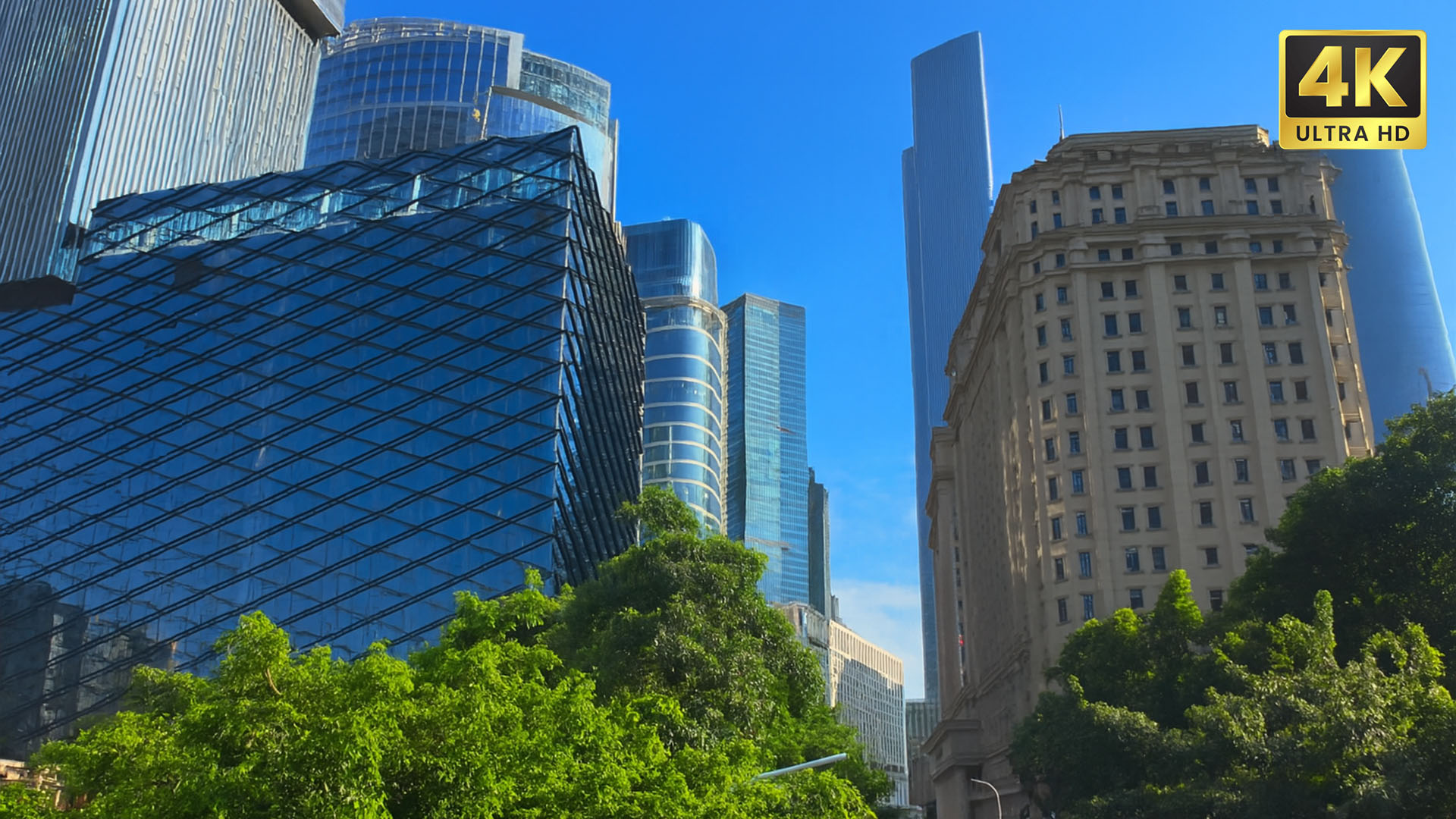 Key provincial capital in China, Guangzhou’s urban core 4K