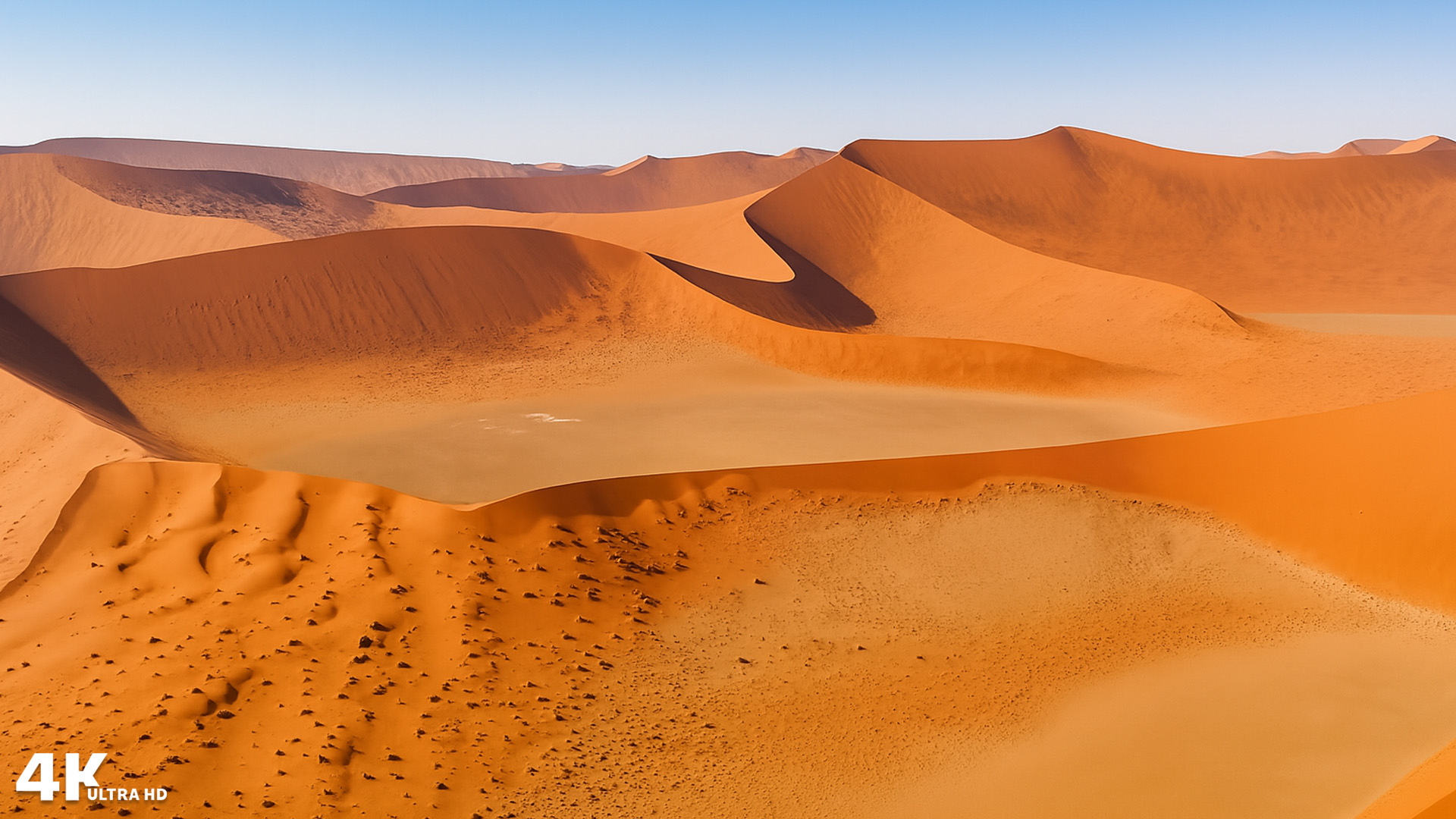 Woestijngebied van Libië in 4K
