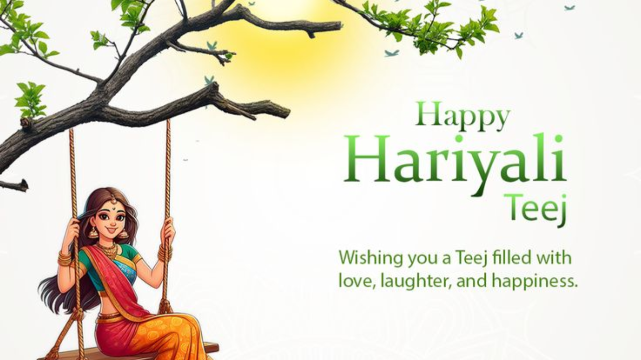 Happy Hariyali Teej 2025 Top 50 Wishes, Messages, and Quotes to share ...