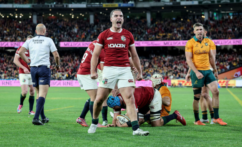 Keenan's last-gasp try seals the series for the Lions at the MCG
