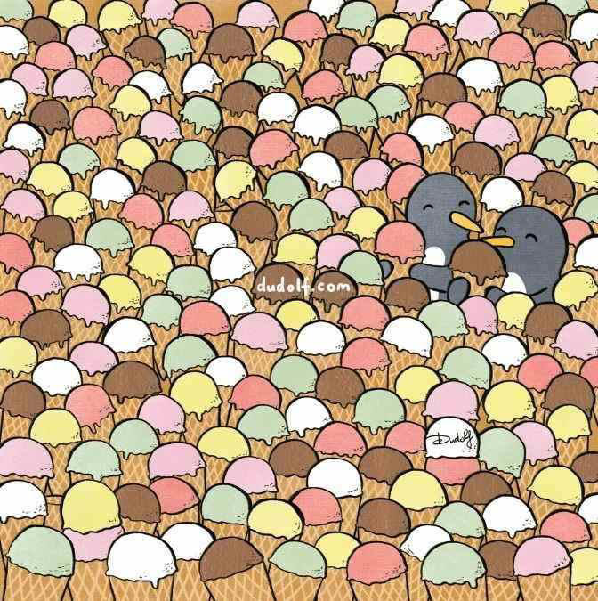 Do You Have Razor-Sharp Eyes To Spot Three Empty Ice Cream Cones In 15 ...