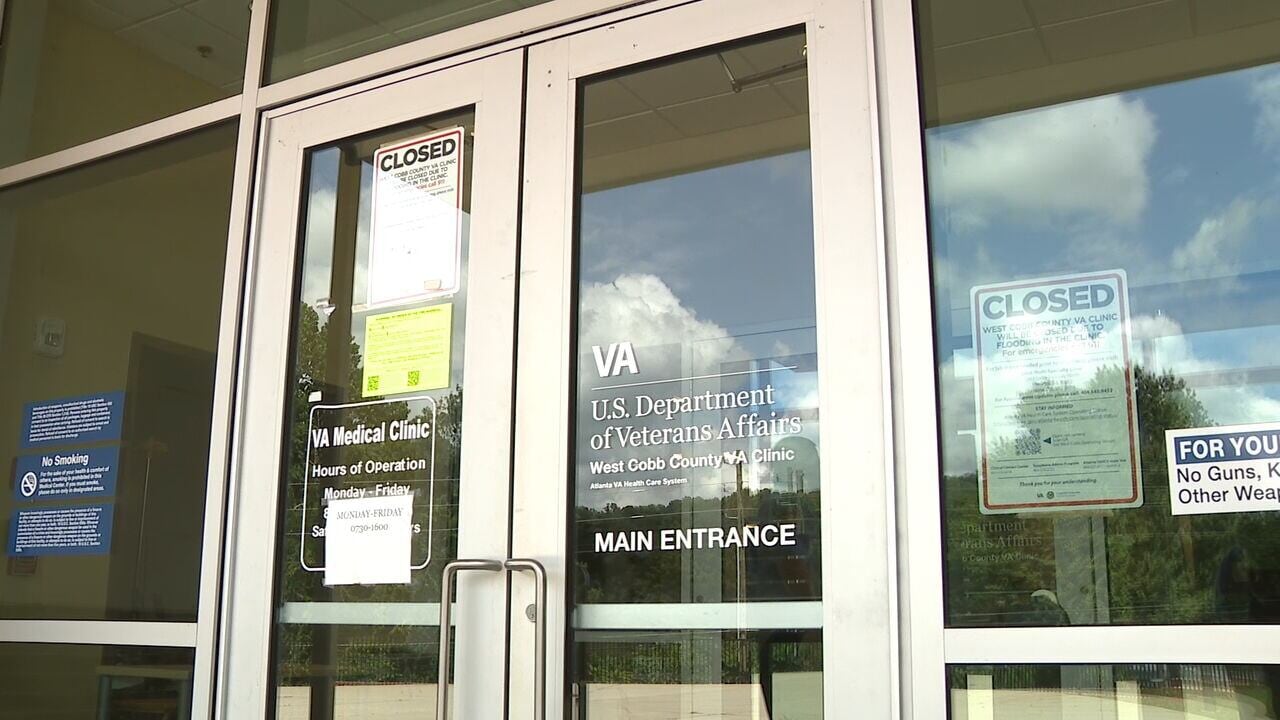 Burst pipe led to flooding at Cobb VA clinic that caused closure