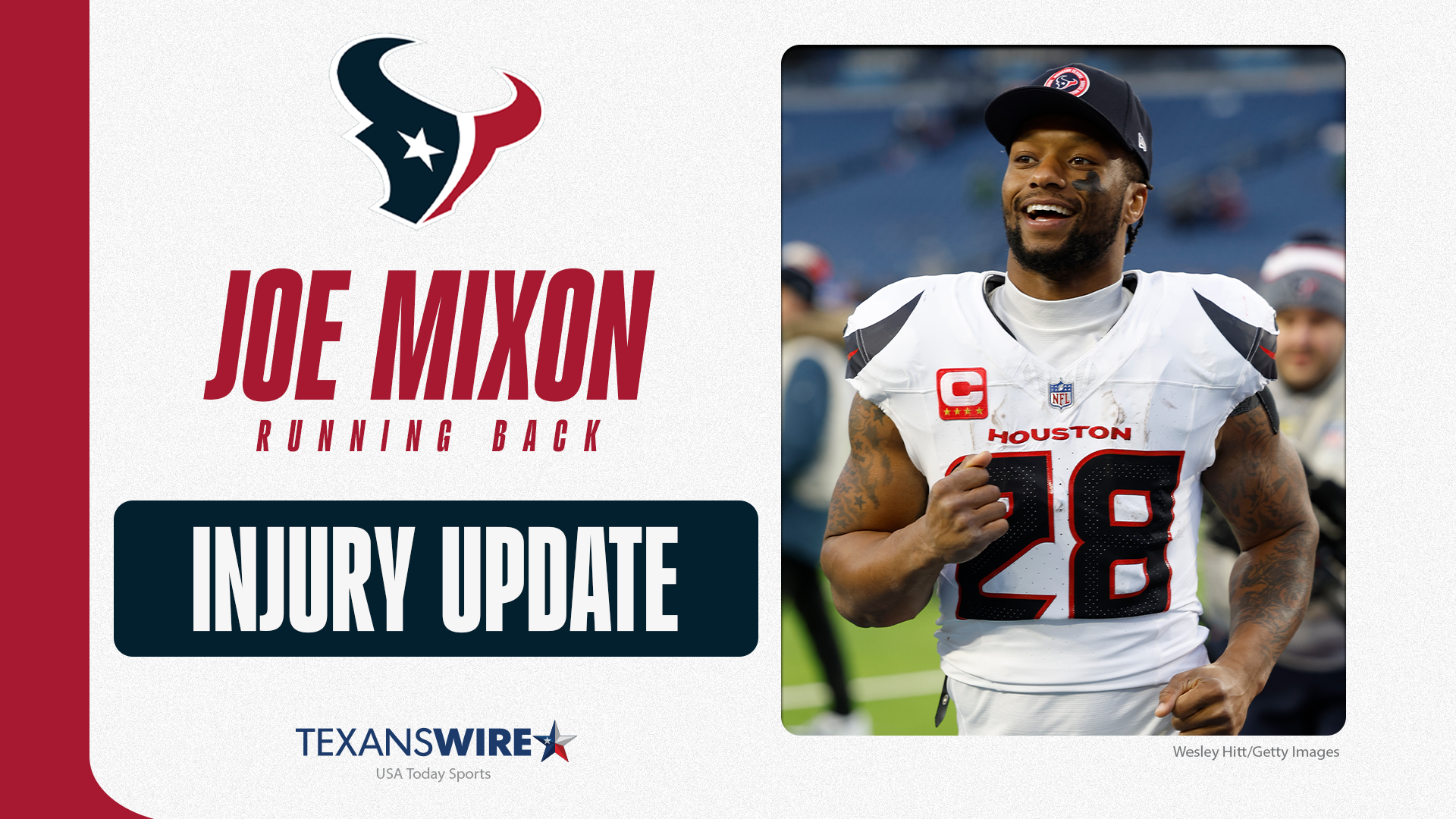 Texans Pro Bowl RB Joe Mixon expected to miss 'extended time' ahead of ...