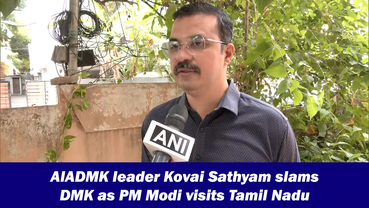 AIADMK leader Kovai Sathyam slams DMK as PM Modi visits Tamil Nadu