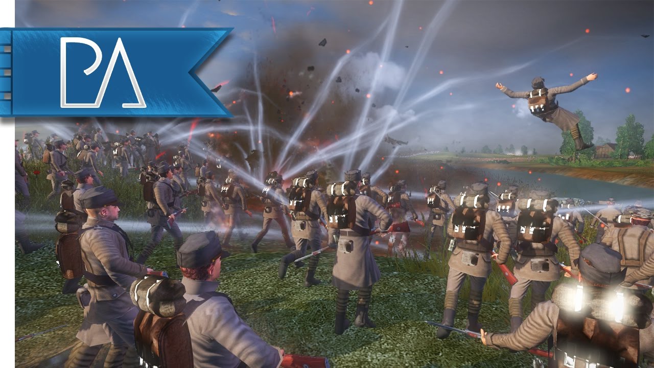 WW1 German Assault on French Trenches