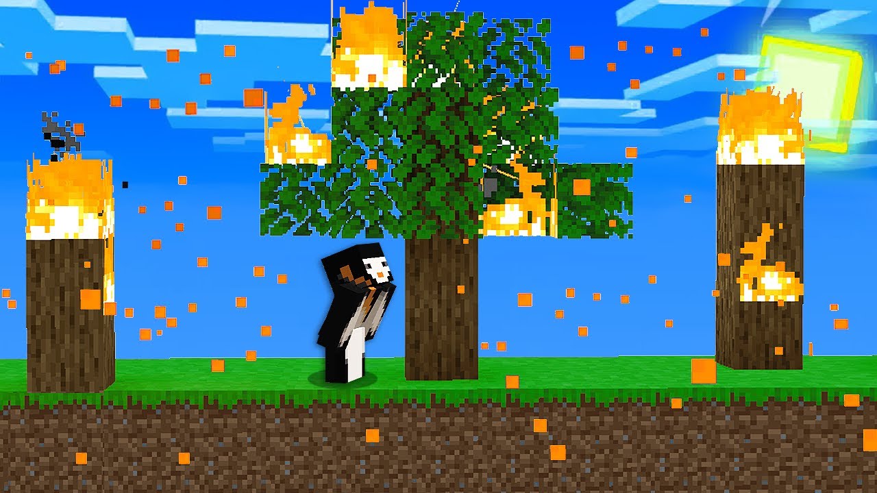 When Minecraft Suddenly Starts Raining Fire Everywhere