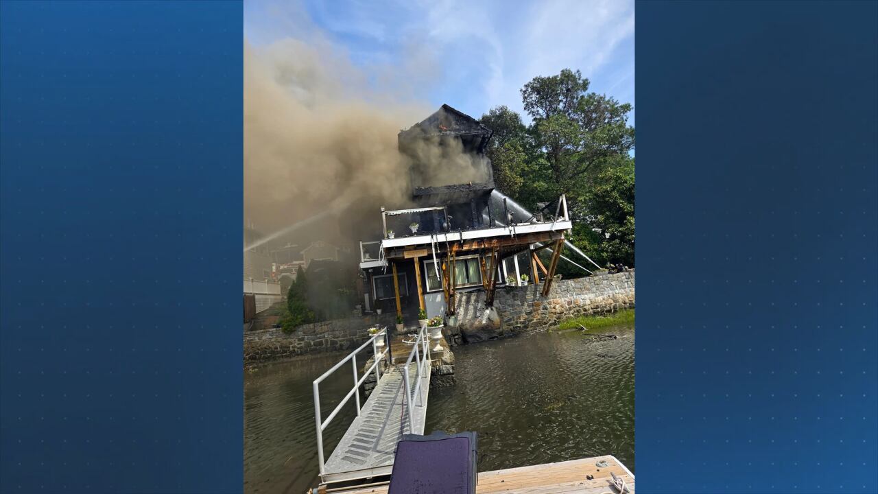 One person taken to the hospital following two-story house fire in ...