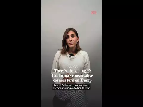 California’s conservative regions are turning on Trump