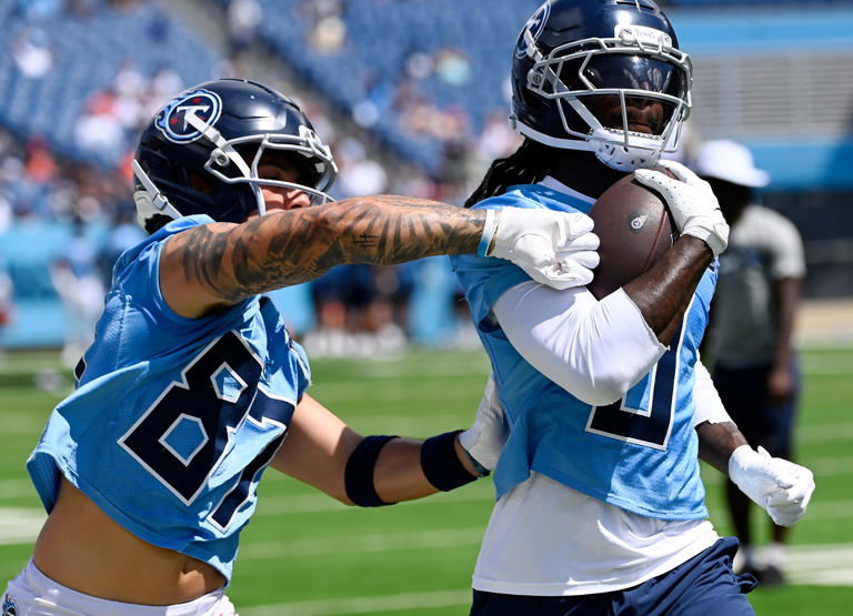 Titans WR depth chart after Treylon Burks injury: Battle for final ...