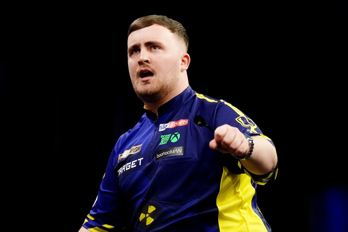 Luke Littler hits stunning nine-dart finish in semi-final win over Josh ...