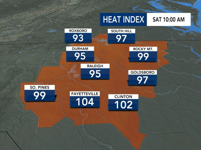 Tracking dangerous heat: Raleigh residents' power outages, DMV long ...