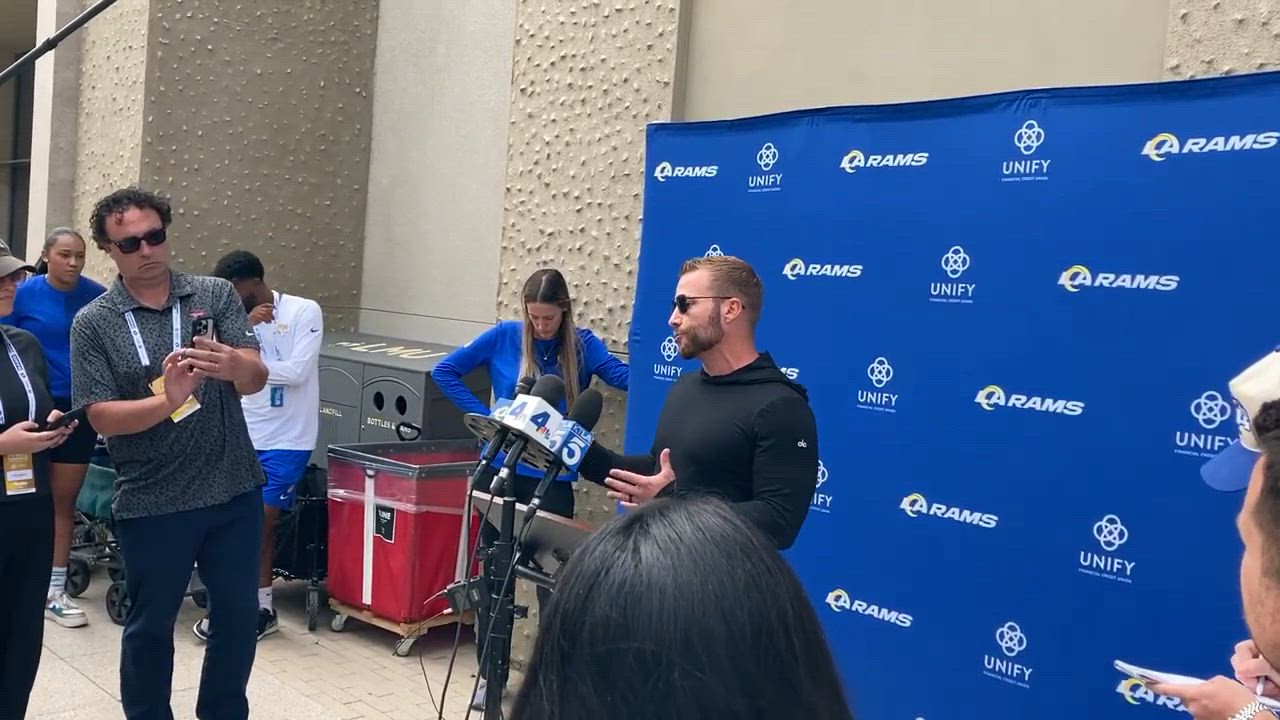 Los Angeles Rams HC Sean McVay on AJ Jackson