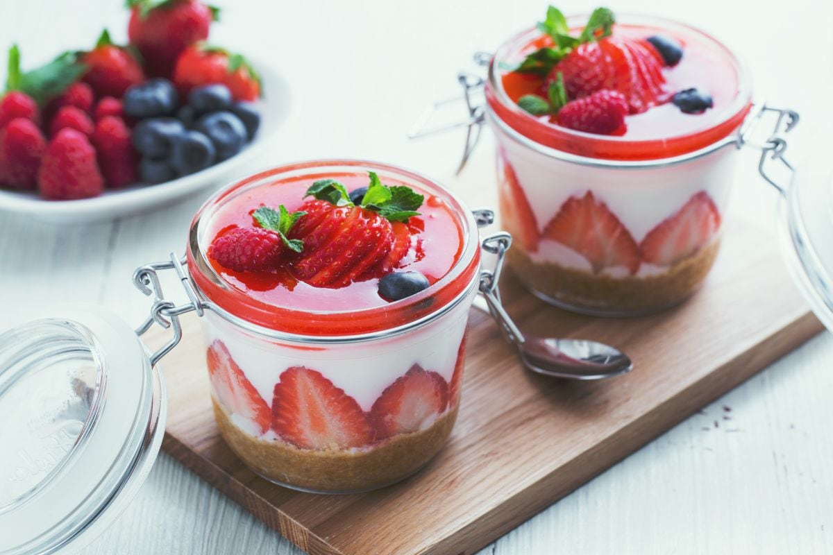 Cheesecake in the jar