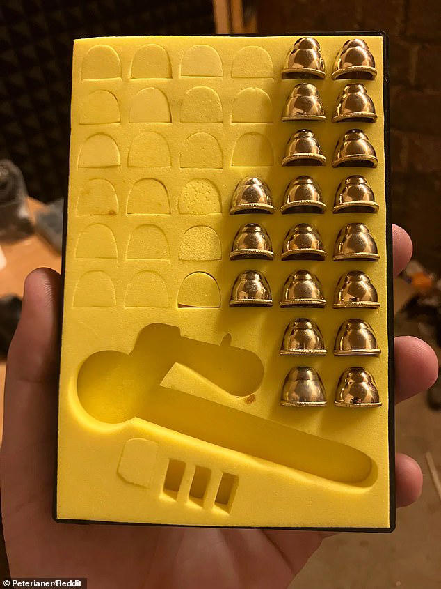 I found brass caps cleaning out an elderly person's home - do you know ...