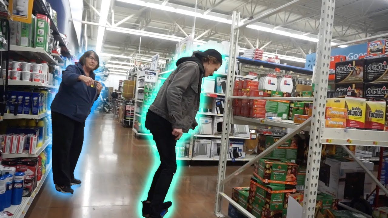 Skateboarding through grocery store aisles gets us kicked out