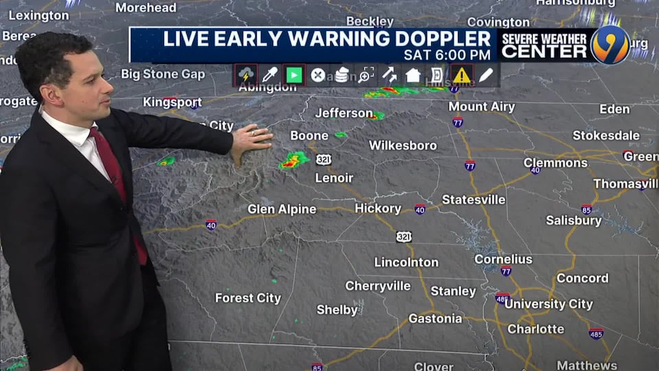 Saturday night's forecast with Meteorologist Joe Puma