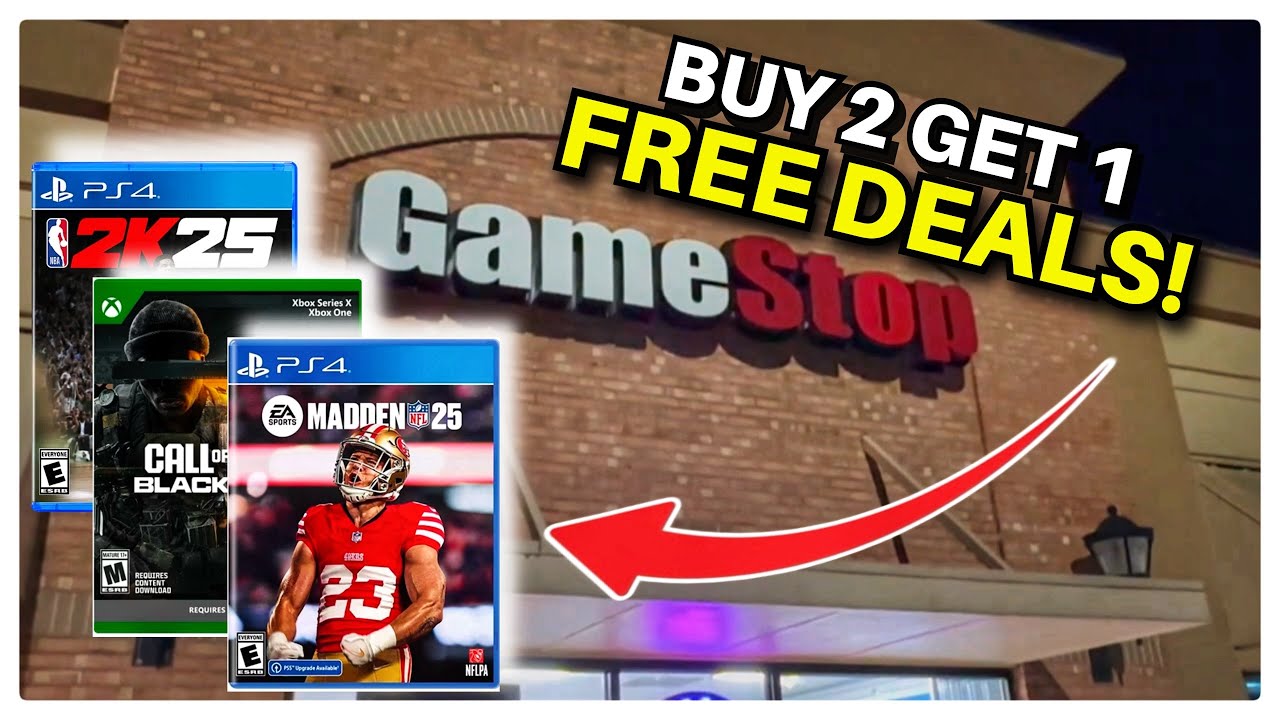 Gamestop BUY 2 GET 1 FREE Sale! - Live Video Game Hunt